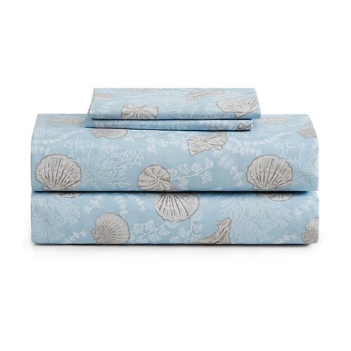 Click here for Caribbean Joe Coastal Pattern 4-Pc. Sheet Set  Kin... prices