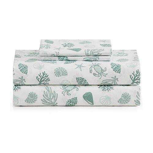Click here for Caribbean Joe Coastal Pattern 4-Pc. Sheet Set  Kin... prices
