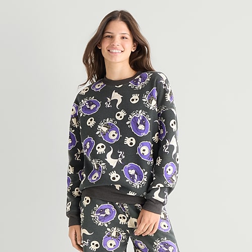 Click here for Jack Sally Zero Pattern Womens Juniors Crew Neck L... prices