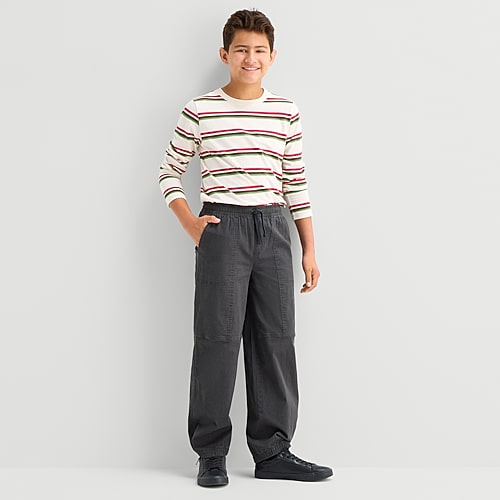 Click here for Thereabouts Little & Big Kid Boys Straight Baggy F... prices