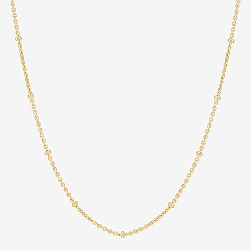 Click here for Womens 18K Gold Over Silver 24 Inch Rolo Chain Nec... prices