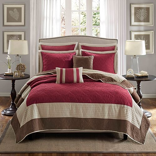 Click here for Madison Park Attingham 7-Pc. Quilt Set  King/Calif... prices