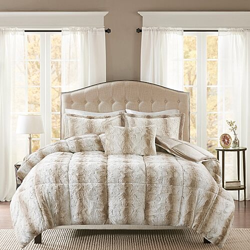 Click here for Madison Park Zuri Faux-Fur 4-Pc. Comforter Set  Fu... prices