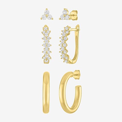 Click here for Yes  Please! Womens Lab Created White Sapphire 14K... prices