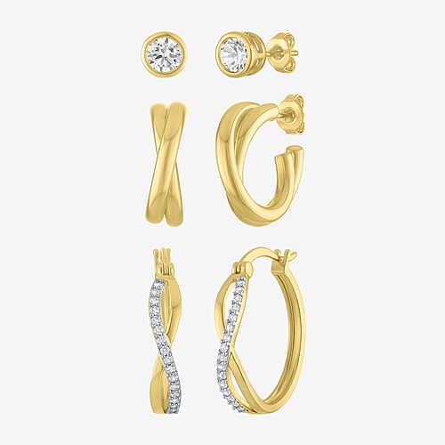 Click here for Yes  Please! Womens Lab Created White Sapphire 14K... prices