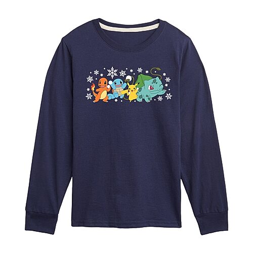 Click here for Snow Pikachu And Friends Little & Big Kid Boys Cre... prices