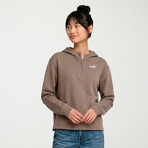 Click here for PUMA Womens Long Sleeve Fleece Zipper Hoodie  X-la... prices