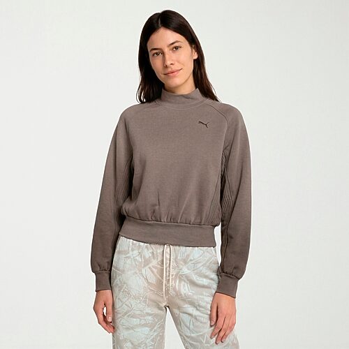 Click here for PUMA Womens Mock Neck Long Sleeve Sweatshirt  Xx-l... prices
