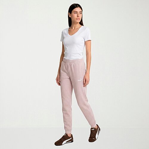 Click here for PUMA Womens Cuffed High Rise Regular Fit Fleece Sw... prices