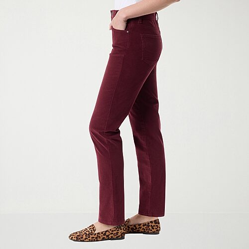 Click here for Gloria Vanderbilt Womens High Rise Straight Cordur... prices