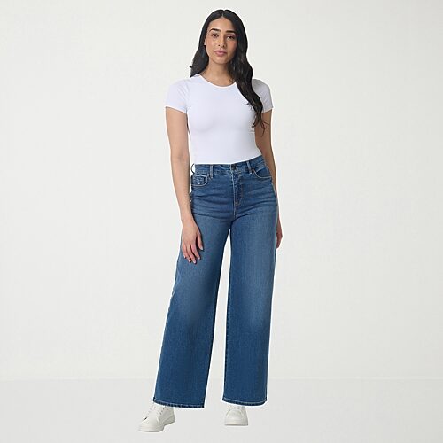 Click here for Gloria Vanderbilt Womens High Rise Wide Leg Jean... prices