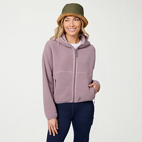 Click here for Free Country Womens Fleece Hooded Lightweight Jack... prices