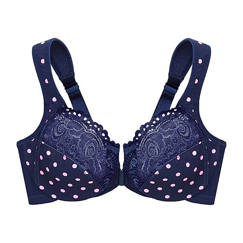Click here for Glamorise Underwire Full Coverage Bra 1245  G  Blu... prices