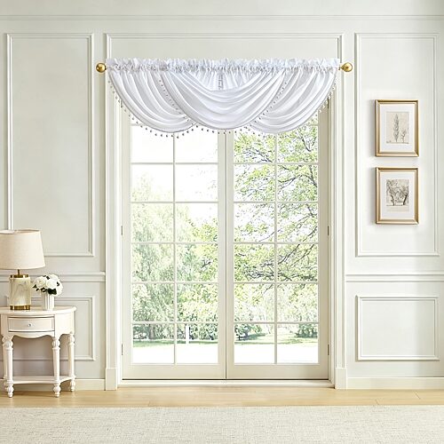 Click here for Lenox Imperial Faux Silk Waterfall Window Valance... prices