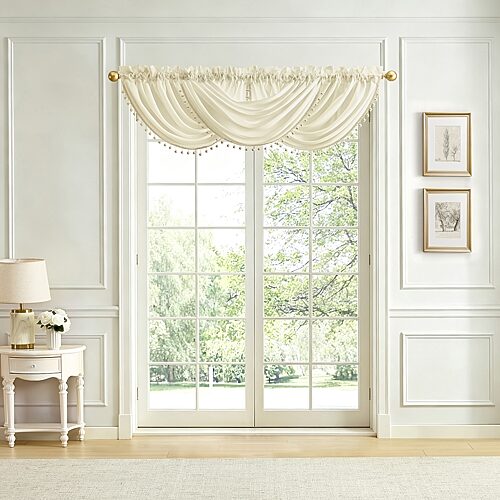 Click here for Lenox Imperial Faux Silk Waterfall Window Valance... prices