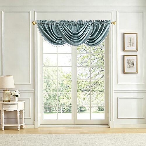 Click here for Lenox Imperial Faux Silk Waterfall Window Valance... prices