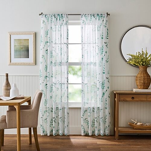 Click here for Martha Stewart Maddison Rod Pocket Sheer Set of 2... prices