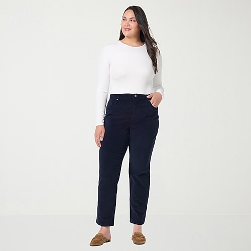 Click here for Gloria Vanderbilt Amanda Womens Plus High Rise Str... prices