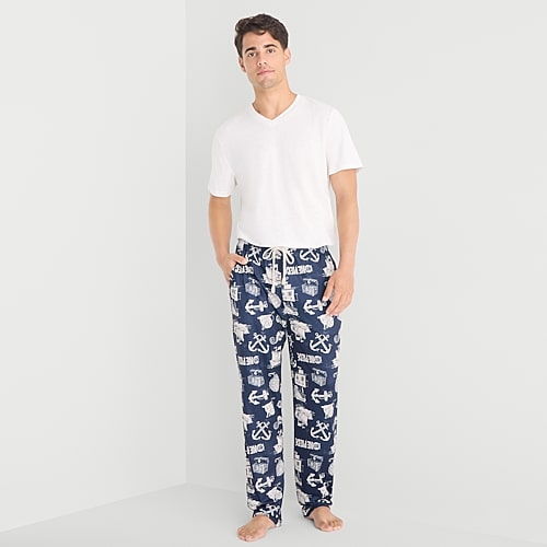Click here for Mens Pajama Pants  Small  Blue prices