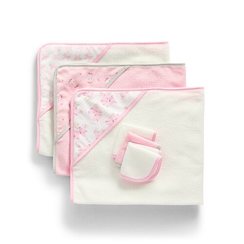 Click here for Baby Essentials 6-pc. Bath Towel Set  One Size  Pi... prices