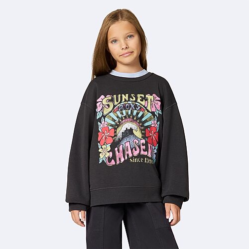 Click here for Roxy Big Kid Girls Crew Neck Fleece Long Sleeve Sw... prices