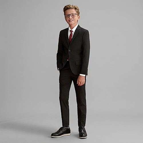 Click here for Stafford Little & Big Kid Boys Regular Fit Suit Ja... prices