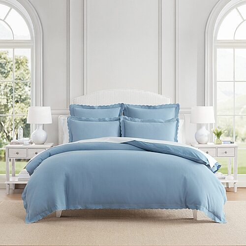 Click here for Martha Stewart Signature Scallop 3-pc. Duvet Cover... prices