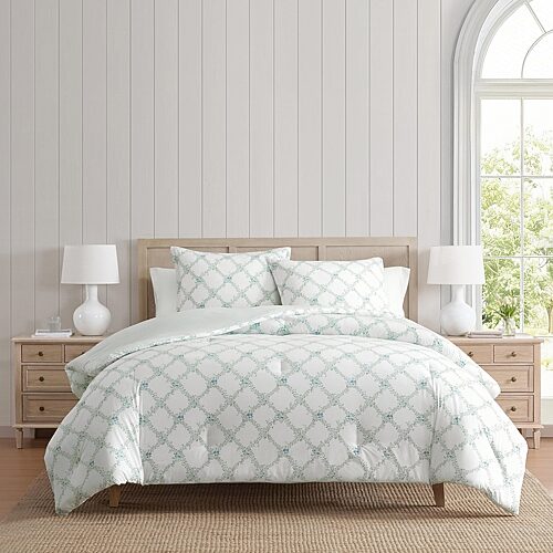 Click here for Martha Stewart Romantic Trellis Comforter Set  One... prices