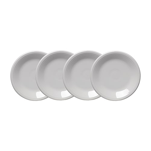 Click here for Fiesta White Classic Rim Salad Plates  Set of 4 -... prices