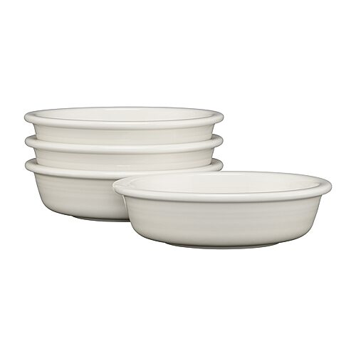 Click here for Fiesta White Classic Rim Cereal Bowls  Set of 4 -... prices