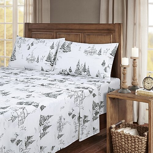 Click here for Kathy Ireland 100 Turkish Cotton Flannel Sheet Set prices