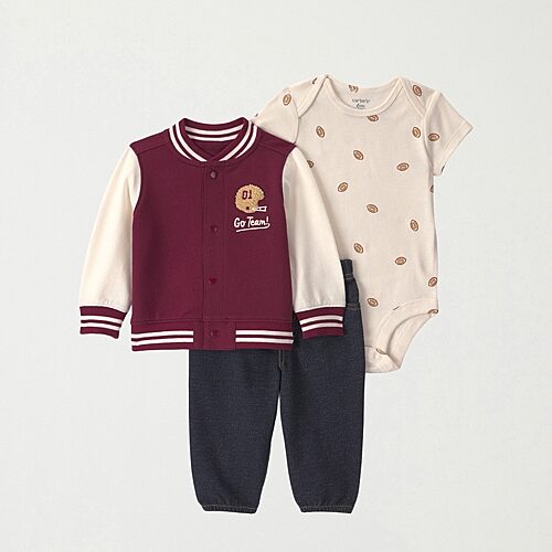 Click here for Carters Baby Boys Long-Sleeve Jacket  Bodysuit and... prices