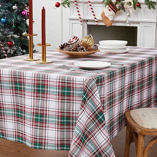 Click here for Avanti Holiday Plaid Tablecloth prices