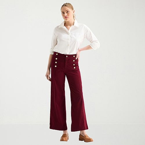 Click here for St. Johns Bay Womens Wide Leg Trouser  6 Petite  R... prices