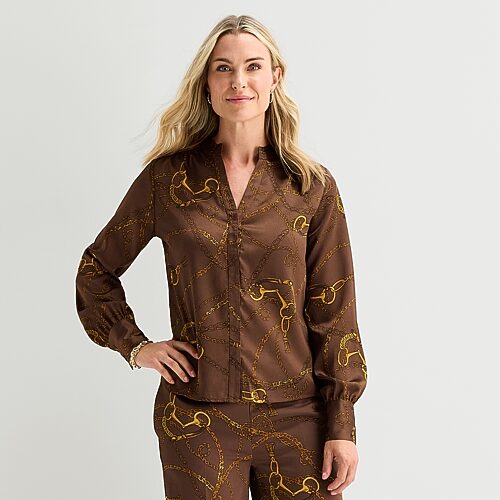 Click here for Liz Claiborne Womens Tall Split Crew Neck Cuffed L... prices