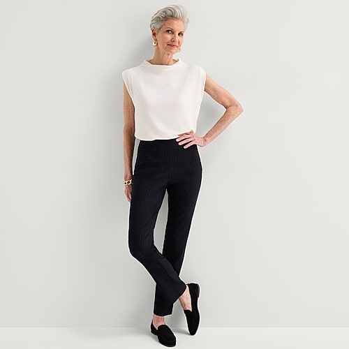 Click here for Liz Claiborne Lisa Womens Straight Pull-On Pant  8... prices