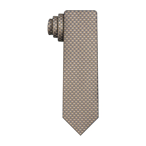 Click here for Van Heusen Geometric Tie  One Size  Beige prices