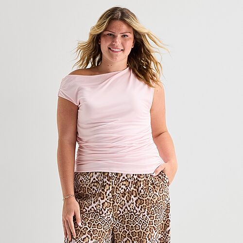 Click here for Forever 21 Womens Juniors Plus Asymmetrical Neck S... prices
