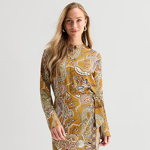 Click here for Liz Claiborne Womens Round Neck Cuffed Long Sleeve... prices
