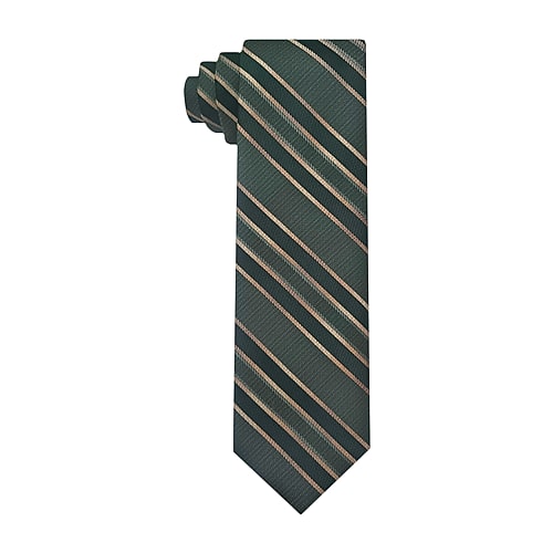 Click here for Van Heusen Striped Tie  One Size  Green prices