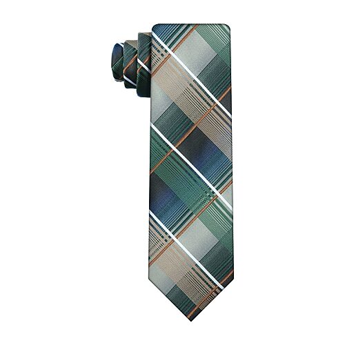 Click here for Van Heusen Plaid Tie  One Size  Green prices