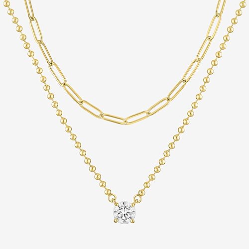 Click here for Yes  Please! Womens Lab Created White Sapphire 2-p... prices