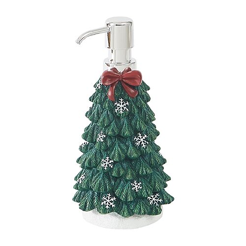 Click here for Avanti Snowy Pines Soap Dispenser  One Size  Green prices