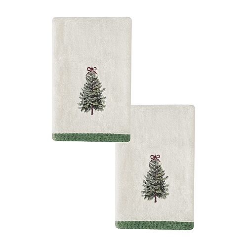 Click here for Avanti Snowy Pines 2 Pack Fingertip Towel  One Siz... prices
