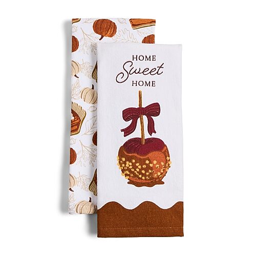 Click here for Layerings Caramel Apple 2-pc. Kitchen Towel Set  O... prices