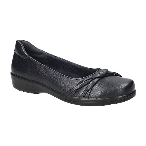 Click here for Easy Street Womens Paulie Slip-On Flats - Navy prices