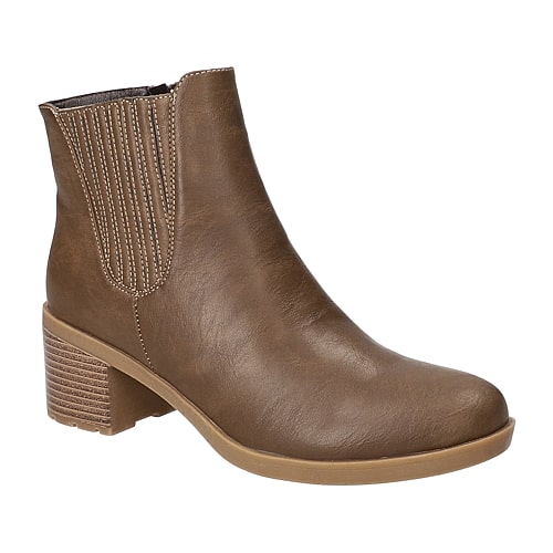 Easy Street Womens Tulsa Ankle Booties - Taupe