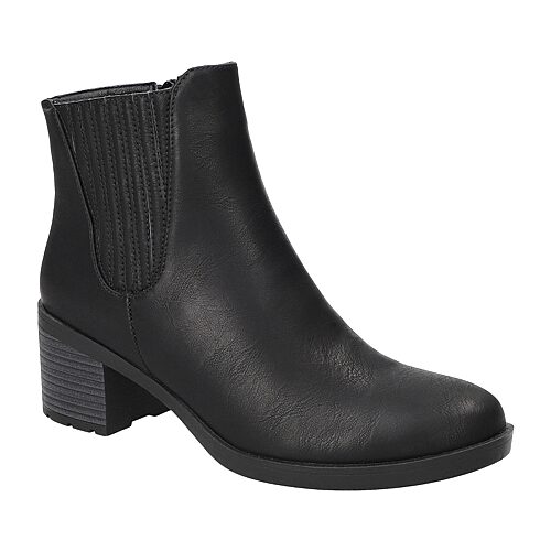 Easy Street Womens Tulsa Ankle Booties - Black