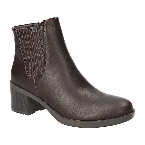 Easy Street Womens Tulsa Ankle Booties - Brown