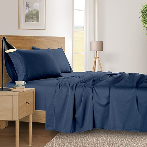 Kathy Ireland 500 Thread Count Cooling Cotton 4pc. Sheet Set